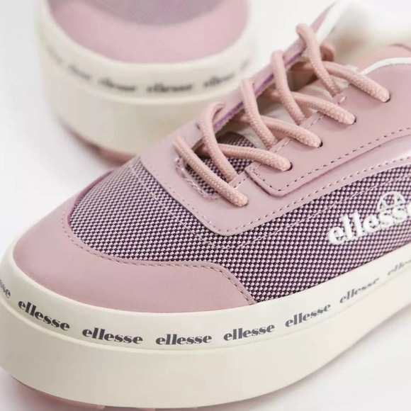 Ellesse | Shoes | Ellesse Alzina Laceup Sneakers In Pink Purple Off ...